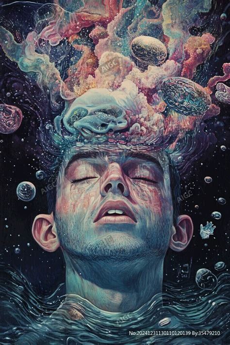 Ai创作图超现实主义画作 超现实画作 超现实主义意境画 阈限超现实 意识流艺术 超现实主义图片 超现实主义画家 Synthwave艺术 缸中之脑 虚浮的世界绘画 焦躁装饰画 虚拟形象艺术 超