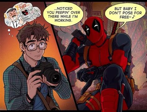 Spidypool In My Heart Deadpool Cómic Historieta Romántica Avengers