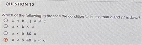 Solved Tultiple Individual Comparison Expression Such As