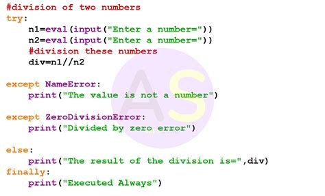 Class11 Cbse Python Error And Exception Handling