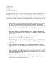 Soc 160 First Midterm Review Sheet 2018 Pdf G Cristina Mora Sociology 160 Sociology Of