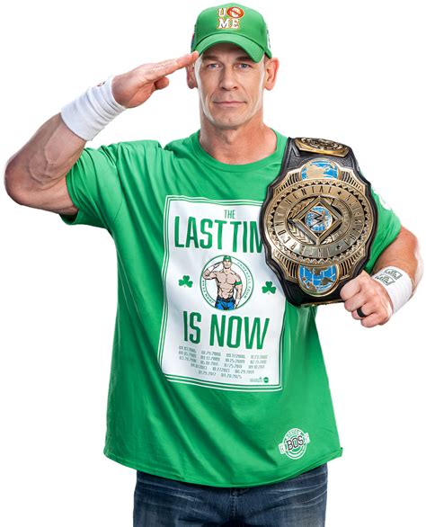 John Cena Ic Champion Render 1 By Wwe Designers By Wwedesigners On