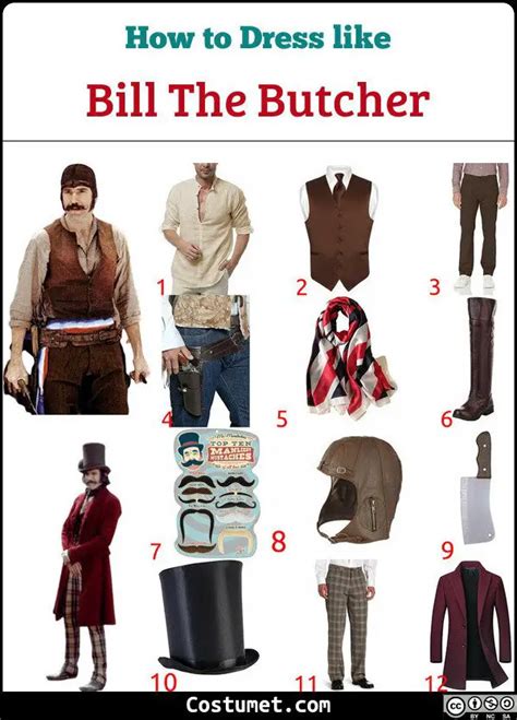 Bill The Butcher Gangs Of New York Costume For Halloween