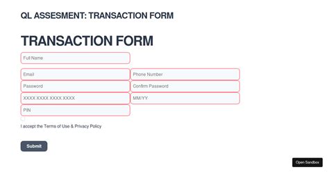React Payment Inputs Examples Codesandbox