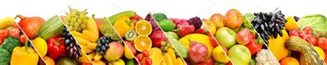 清新 蔬菜 水果 白色背景 分离着色 合成图像 留白 边框 水平画幅 食品杂货素材 花瓣网
