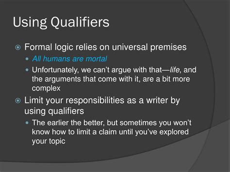What Are Examples Of Argument Qualifiers Design Talk