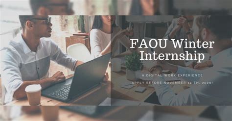 Fatima Al Fihri Open University Winter Internship 2020