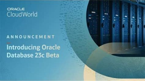 oracle database 23c debuts