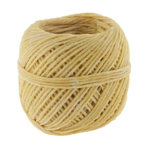 Beeswax Wicks For Candle Making 33 Ft Organic Hemp Coated Twine