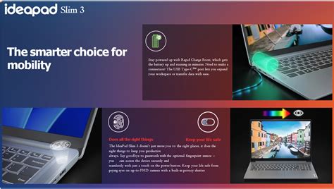 Lenovo Ideapad Slim Intel Core I H Gb Gb Ssd Intel Uhd Graphics Fhd