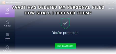 Avast Deleted My Files Can I Recover Them By Starus Recovery Medium