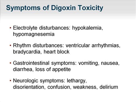 PPT The Implication Of Digoxin Toxicity PowerPoint Presentation Free Download ID