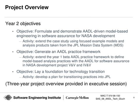 Ppt Model Based Software Assurance With The Sae Architecture Analysis And Design Language Aadl