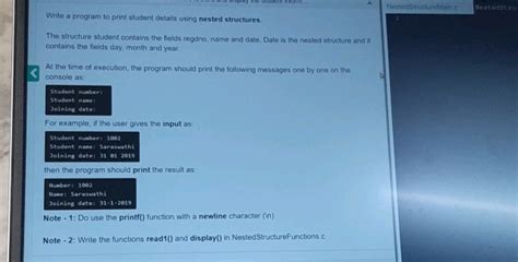 Write A Program To Print Student Details Studyx