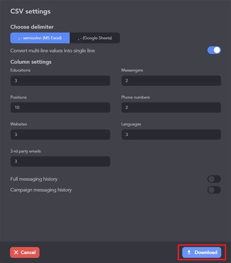 Export Your Linkedin Contacts To A Csv File Visit And Extract Profiles