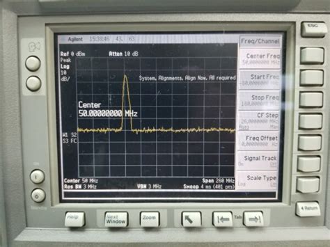 Agilent E B Spectrum Analyzer Khz Ghz For PARTS REPAIR Analyzers Test Equipment BMI