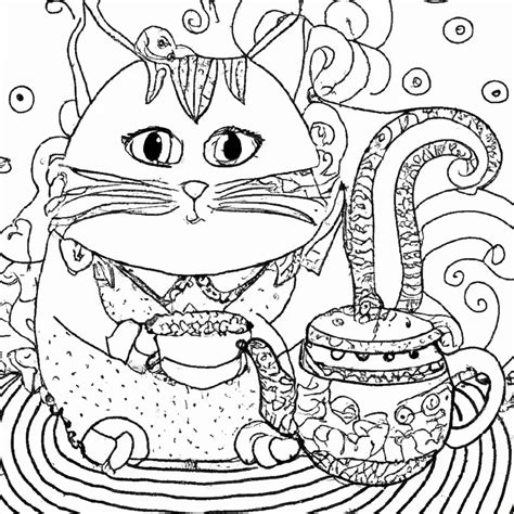 Divirta Se Com O Gato Da Alice Desenhos Para Imprimir E Colorir