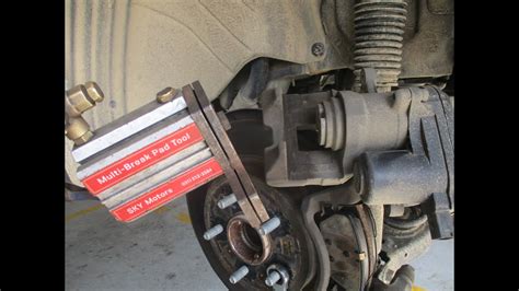 스카이모터스 싼타페 Tm Epb 타입 리어 브레이크 패드 교환 에어식 멀티 브레이크 패드 공구 Multi Break Pad Tool 자동차공구 특수공구 Youtube