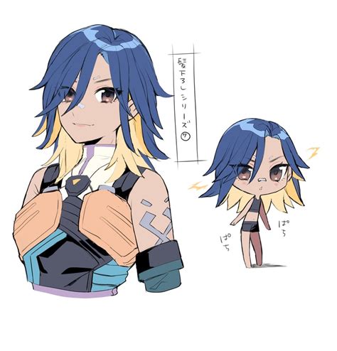 Neon Valorant Drawn By Mashiro Rikuya Danbooru