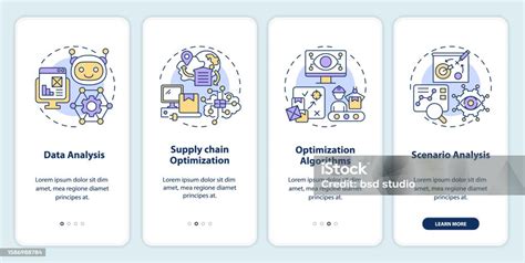 Walkthrough Overproduction With Linear Icons Concept Stock Illustration Download Image Now