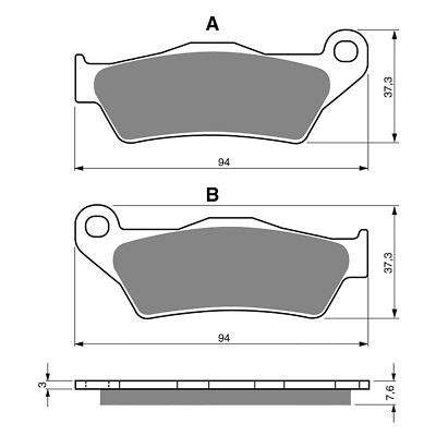 Goldfren Front Brake Pads For Husaberg 450fe 2004 S3 X2 Ebay Australia