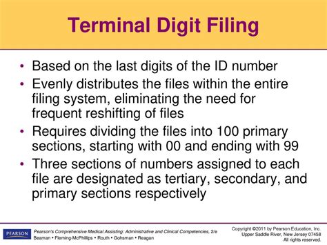Managing Medical Records Lesson 2 Filing Ppt Download