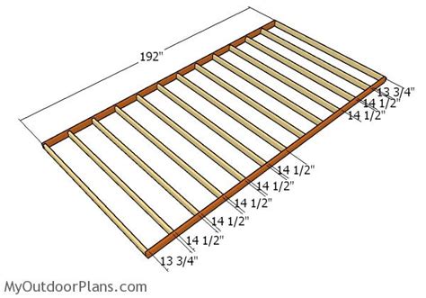 Building The Deck Frame MyOutdoorPlans