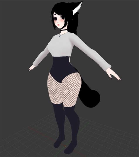 Vrchat Thicc Shark Girl Avatar Frosdjade