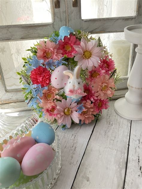うさぎとたまごのイースターリース♪ Vie Avec Des Fleurs＊rose Rose Rose 暮らしにお花を♪