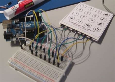 Handmade Membrane Keypad And The Arduino Application Duino