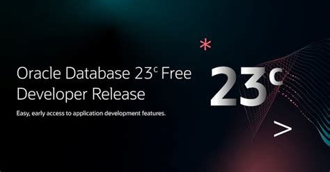 Oracle Database 23c Disponible Para Los Desarrolladores