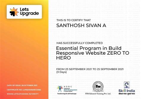 santhosh sivan a on linkedin certificateofcompletion bootcamp