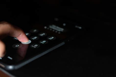 Password For Log In On The Screen Of A Cell Phone Cyber Security