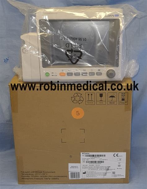 New Edan Im50 12 Leads And Etco2 Portable Patient Monitor Robin Medical Ltd