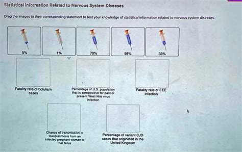 Statistical Information Related To Nervous System Diseases Drag The Images To Their