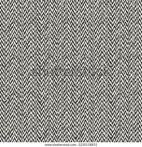 Monochrome Mottled Textured Herringbone Pattern Stock Vector Royalty Free 2230158831