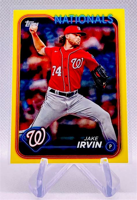 2024 Topps Series 2 Jake Irvin Yellow Parallel 621 Nationals Ebay
