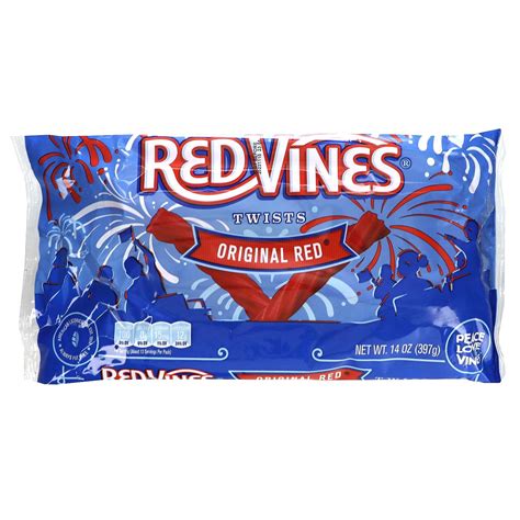 Red Vines Red Licorice Twists Original Red Flavor Soft And Chewy Candy