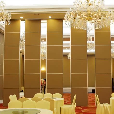Hotel Banquet Hall Operable Folding Sliding Soundproof Movable Partition Wall Operable Walls
