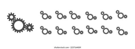 circular loading buffering icons vector video stock vector royalty