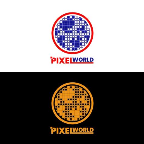 마스코트 로고 세계 상징 단순하고 독특하고 현대적인 디자인 프리미엄 벡터