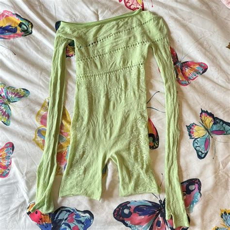 Green Romper Poster Girl Dupe Thats Never Been Depop