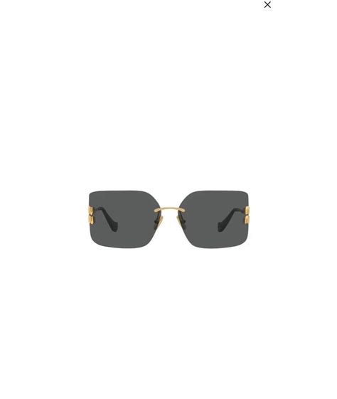 Miu Miu Черные металлические солнцезащитные очки для женщин купить в интернет магазине с доставкой