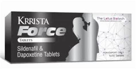 Krrista Force Tablet At Rs 150 Stripe Dapoxetine And Sildenafil Tablets In Nagpur Id