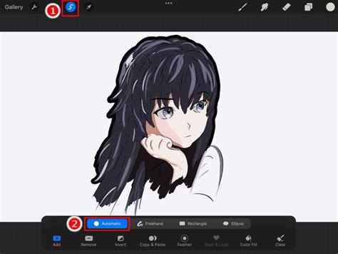 如何快速准确地去除 Procreate 中的背景