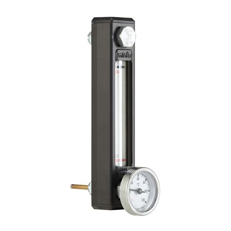 Vertical Level Indicator Bimetallic Thermometer M10 109mm Flowfit
