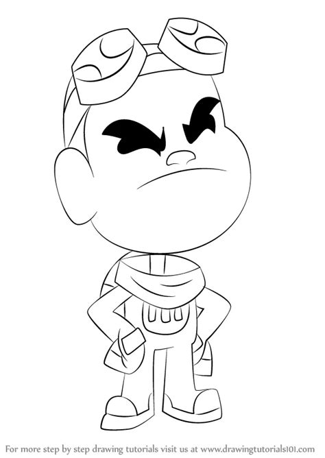 How To Draw Gizmo From Teen Titans Go Teen Titans Go Step By Step DrawingTutorials101 Com