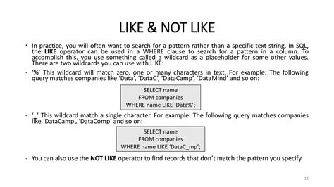 Introduction To Sql Pptx