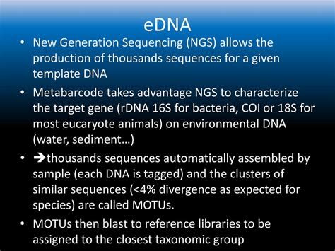 Metabarcoding A Tool To Accelerate Biodiversity Assessments Ppt