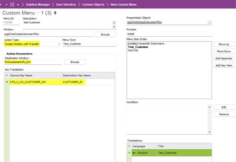 Custom Menu For A Custom Logical Unit Ifs Community